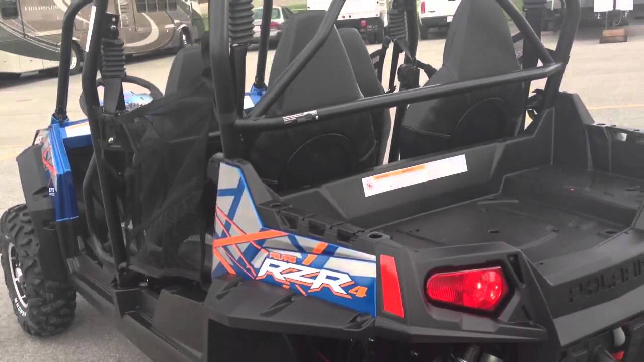 2013 Polaris Ranger RZR 4 800 EPS LE In Two-tone Blue Fire / Orange At ...