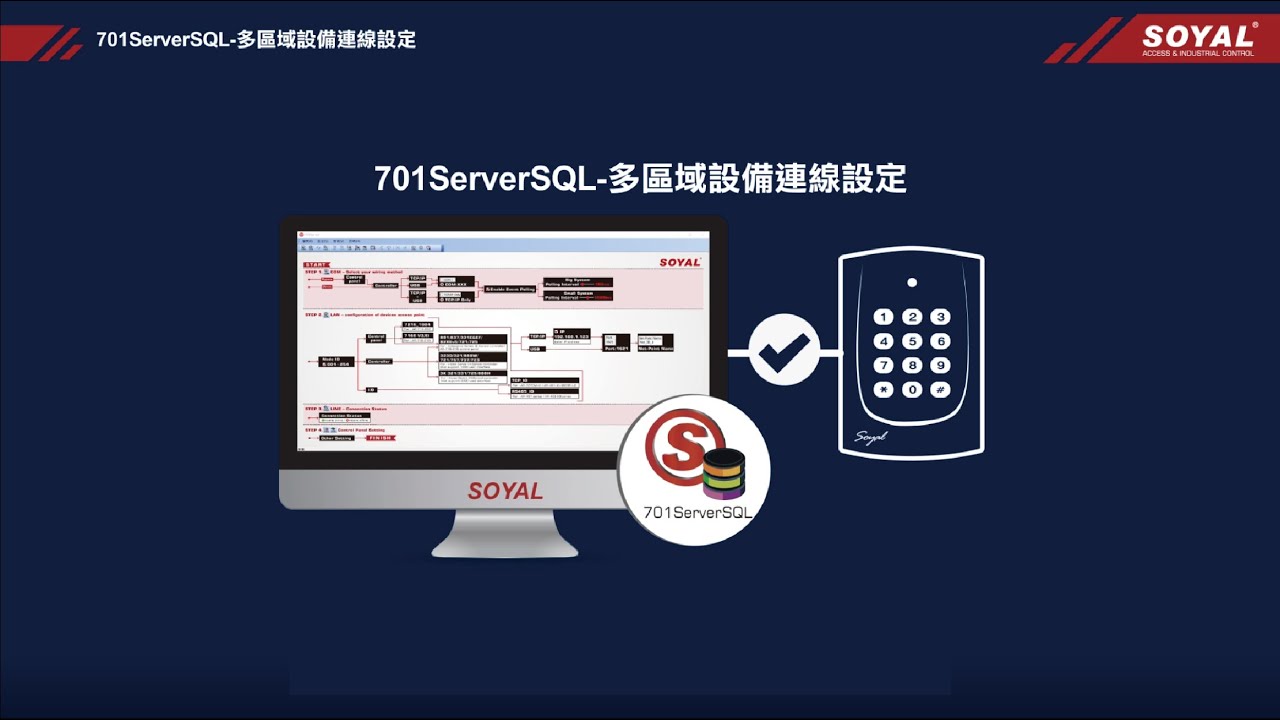 S02017-TW_【SOYAL】《701 Server》 多區域設備連線設定 - YouTube