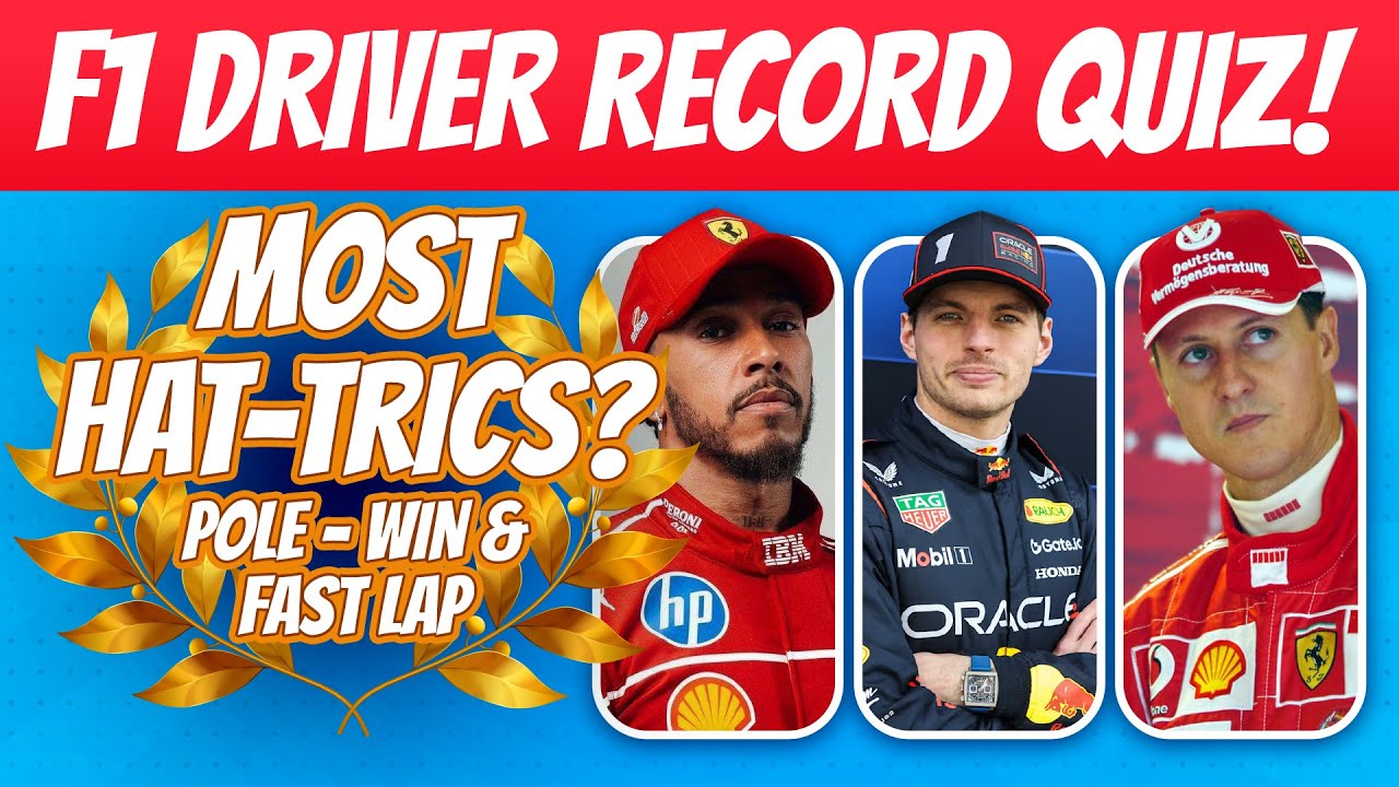 Guess the F1 Driver Record! | Ultimate Formula 1 Quiz Challenge - YouTube