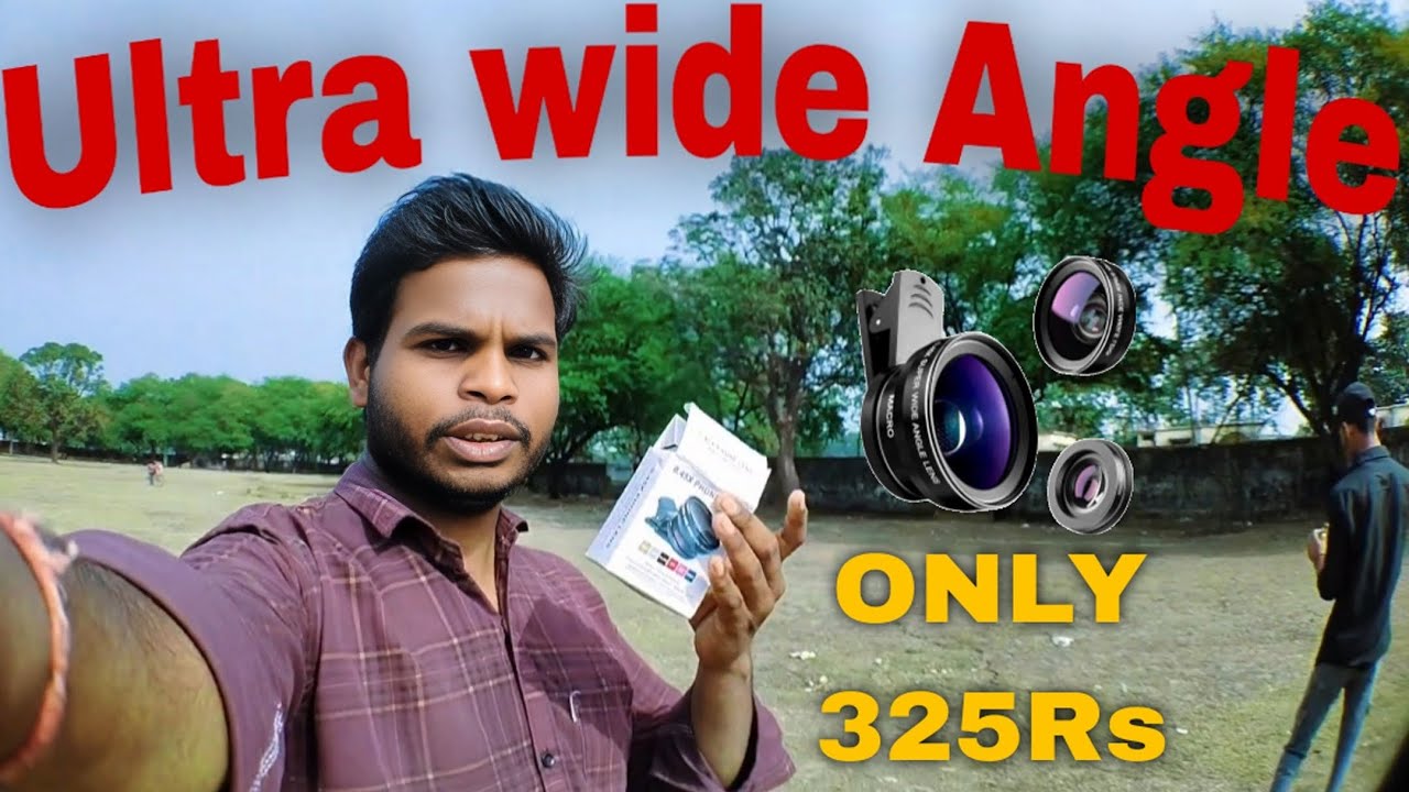Cheap Ultra Wide Angle Lens Vlog 🎥 | Outdoor Camera Test📽️ | Mr jigri ...