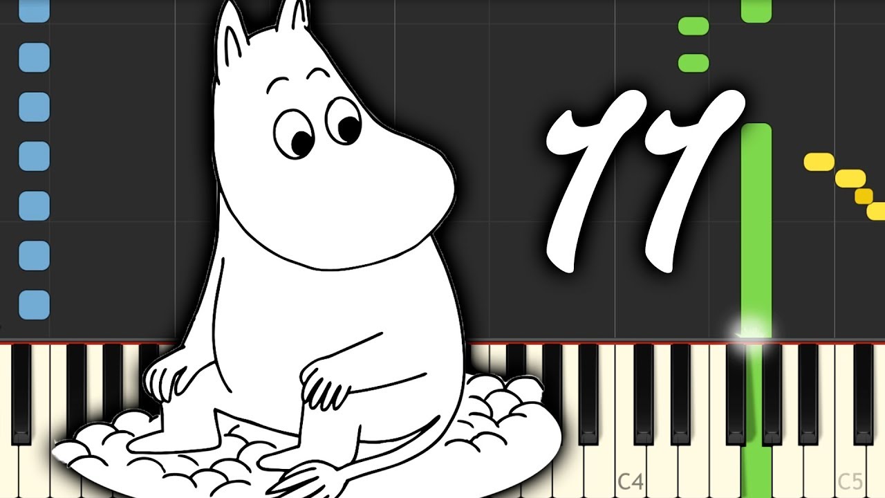 MOOMIN MUSIC 11 [Thin ice] - Piano Tutorial (Synthesia) - YouTube