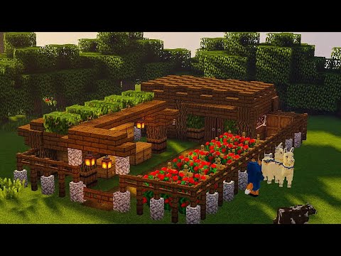 MINECRAFT⚒️🌿COMO HACER UN INVERNADERO PARA ABEJAS FACIL (APIARIO) - YouTube