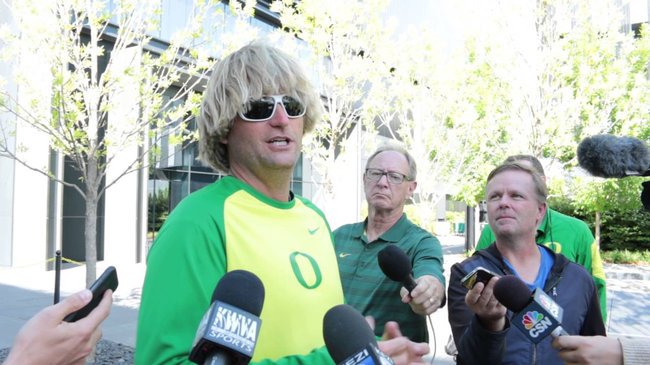 David Yost Day Two Oregon Fall Camp 2016 - YouTube