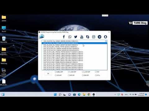 SCANIA Programming flash tools برامج مولدات سكانيا - YouTube