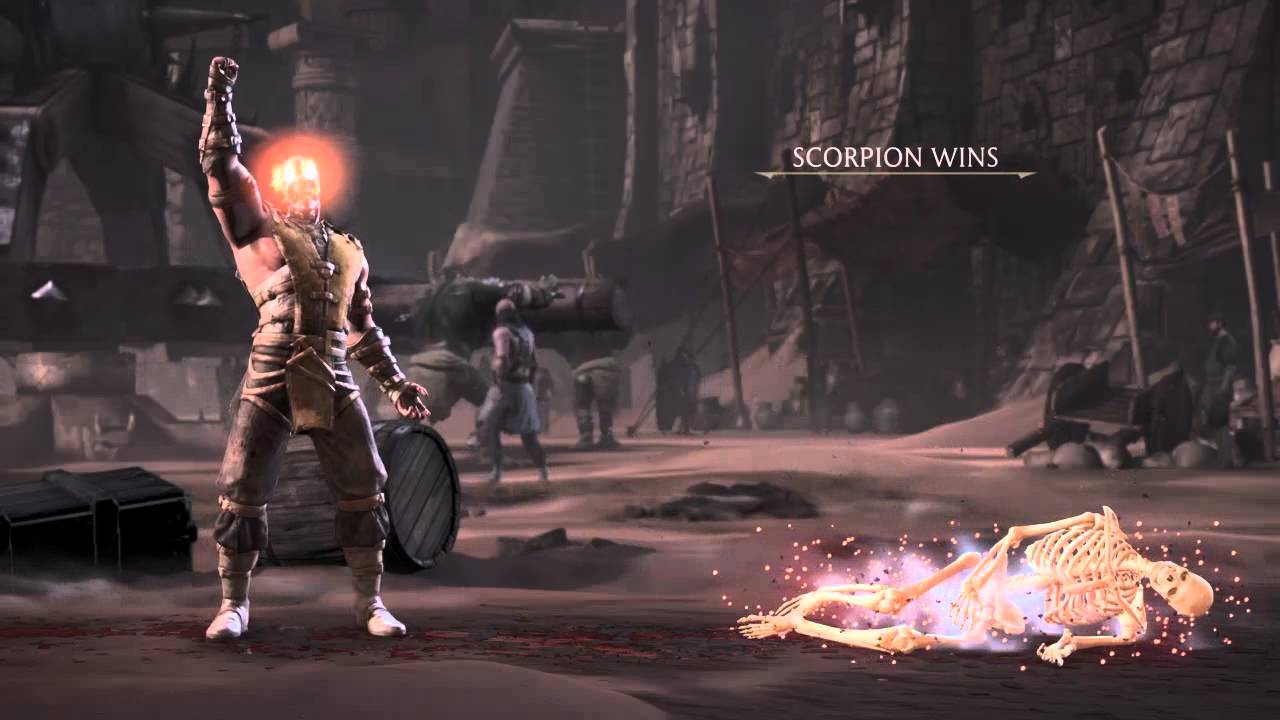 Mortal Kombat X Scorpion Toasty Fatality - YouTube