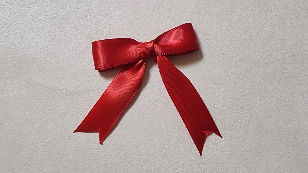 How to make easy bow - YouTube