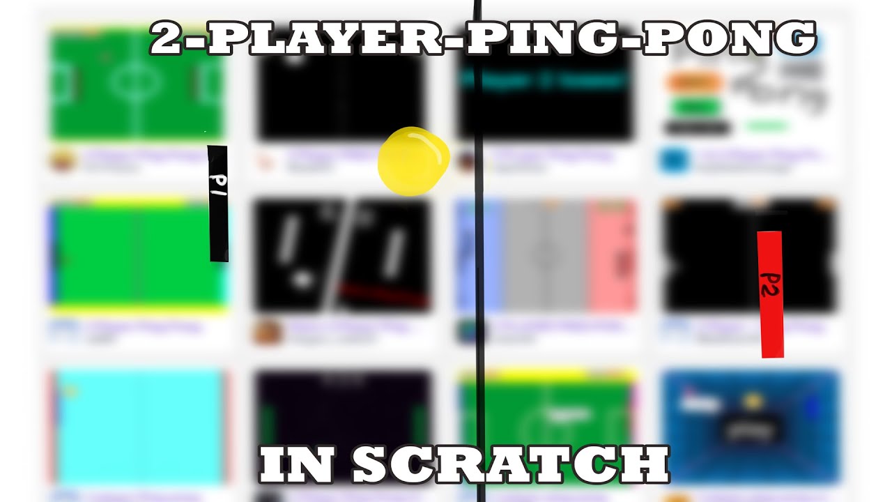 How to Make Two Player Ping Pong In Scratch - YouTube