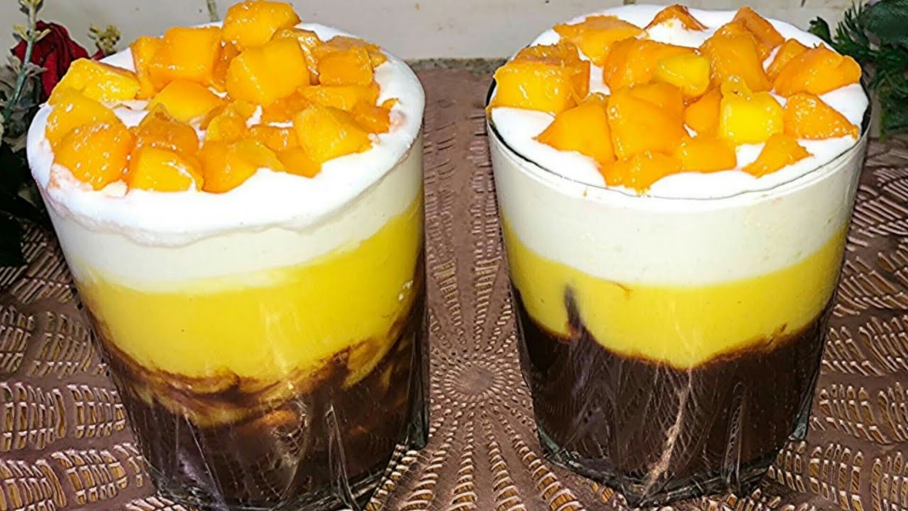 Yummy Mango Delight In 5 Minutes | Summer Special Dessert | आम की मिठाई ...
