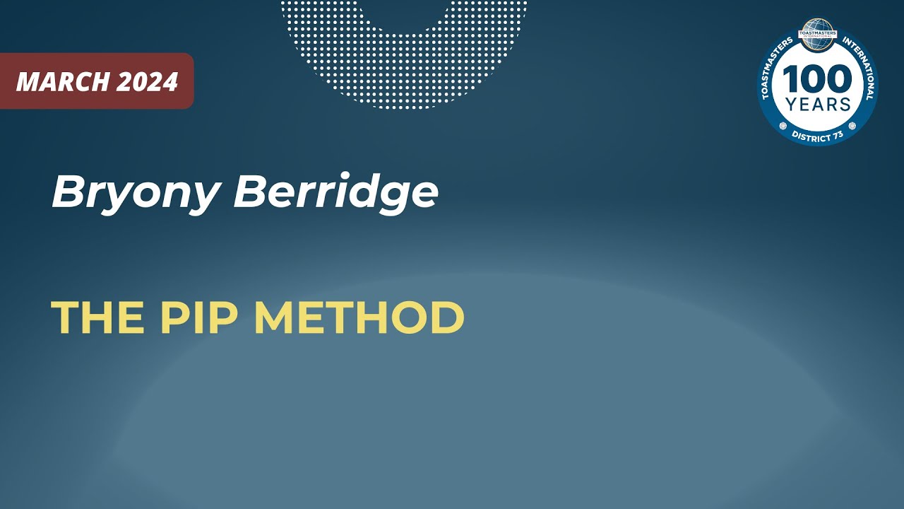 Part 5: The PIP Method - YouTube