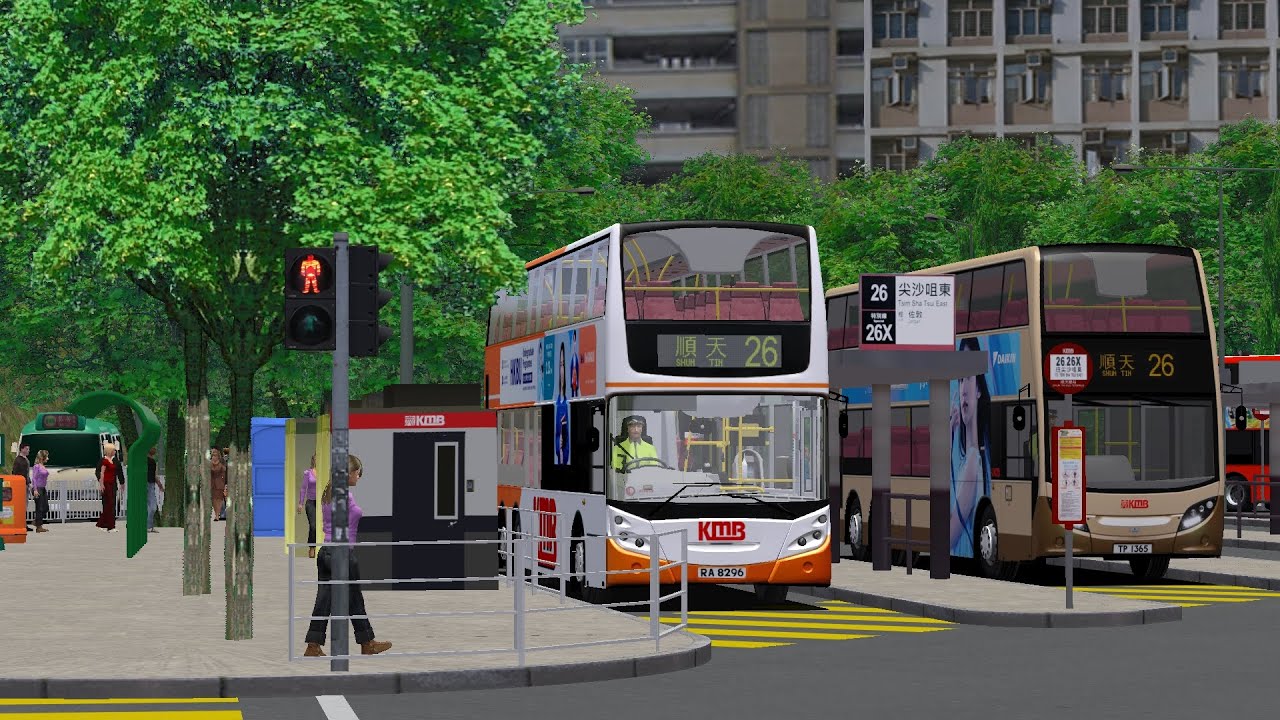 OMSI KMB 26 尖沙咀東 - 順天 - YouTube
