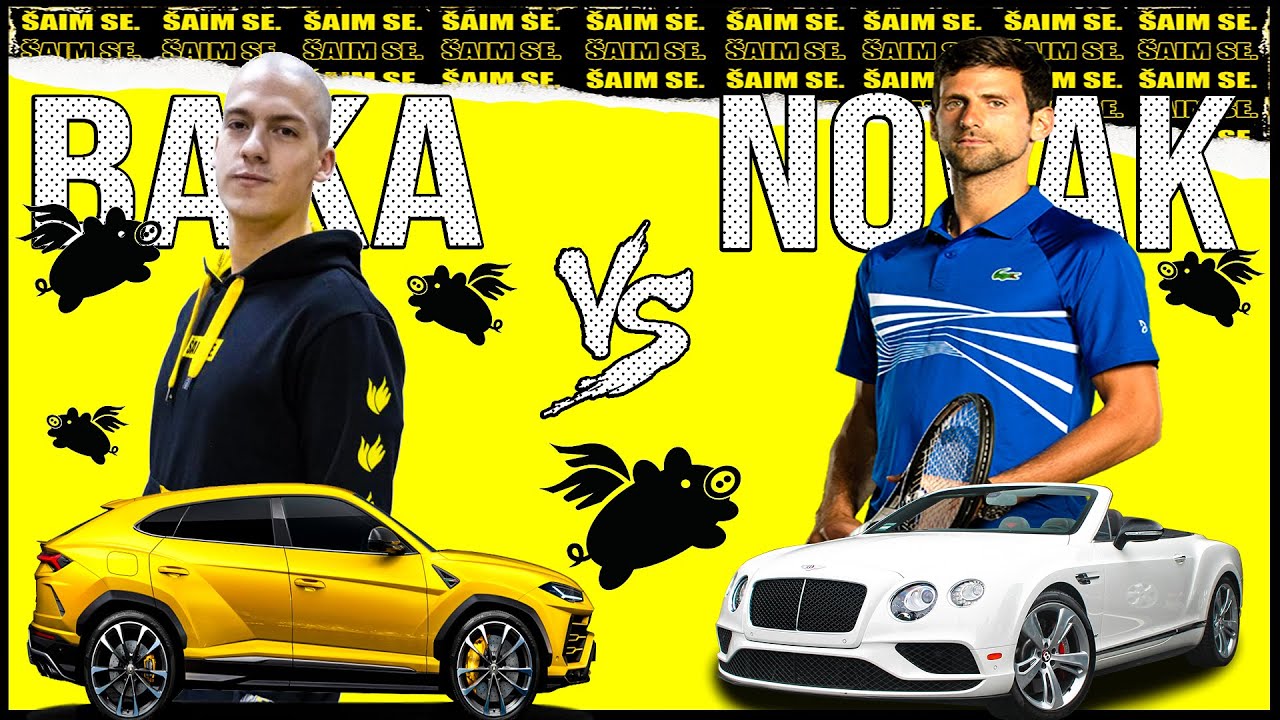BAKA PRASE vs NOVAK ĐOKOVIĆ (Lambo Urus vs Bentley Continental GT ...