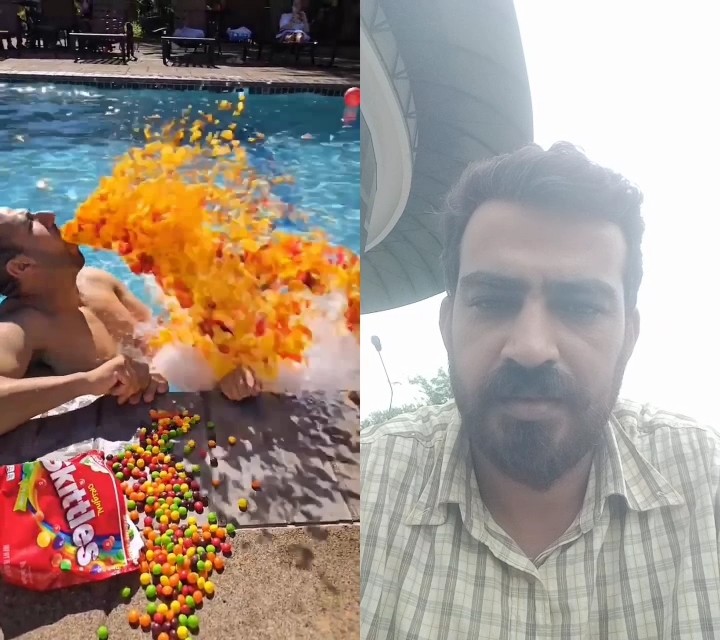 Yes!!! Pool Skittles #funny #kids #trendingshorts #shorts #viral @Naeem ...