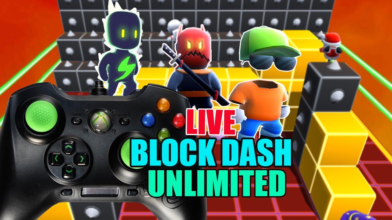 🔴[live] BLOCK DASH UNLIMITED _ASIA SERVER #05 | stumble guys - YouTube