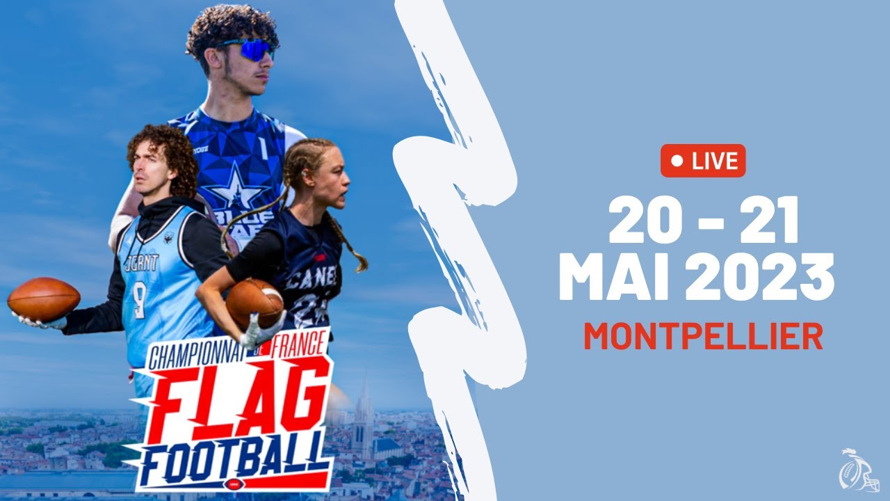 Finale Championnat de France - Flag Football D1 (Jour 1) - YouTube