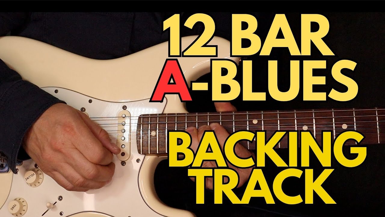 Blues Guitar Backing Track in A - 125 BPM Play along and practice 37 ...