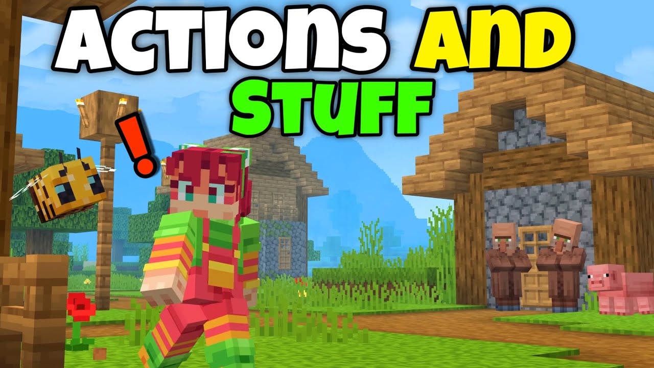 Minecraft Bedrocks Actions And Stuff Pack Changes The Game Forever ...