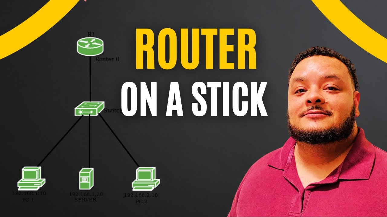 Explaining the "Router on a Stick" to One of My Training Students - YouTube