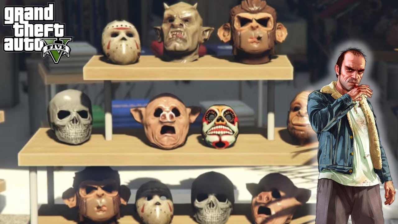 Masks for gang 🎭 #gta V - YouTube