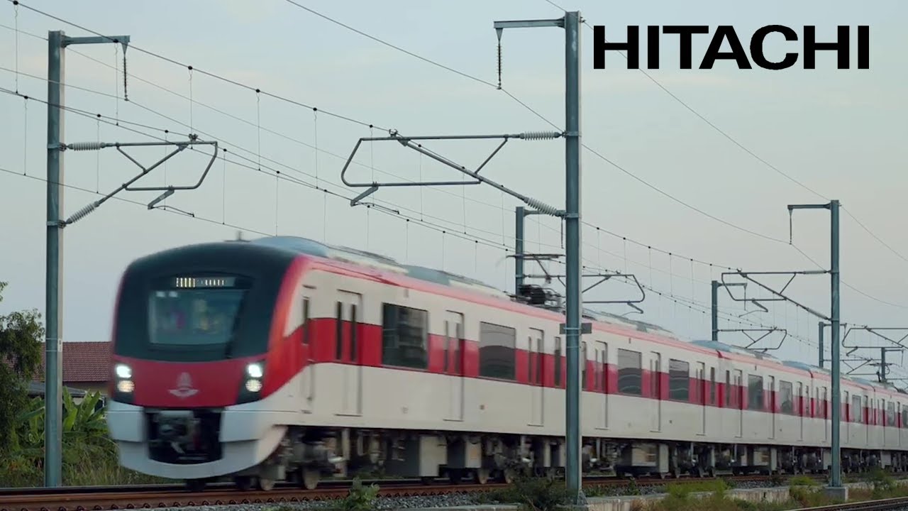 Bangkok's Red Line: Commuting Made Cleaner and Greener - Hitachi - YouTube
