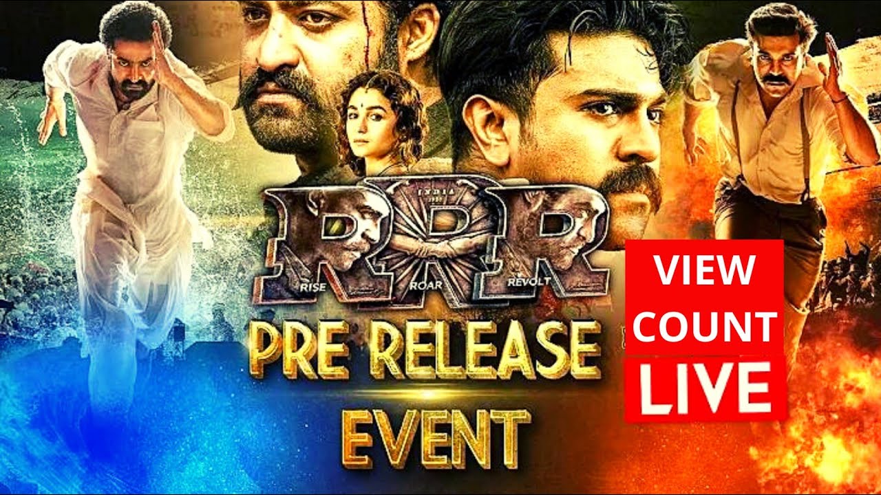 🔴LIVE : RRR Pre Release Event Promo | SS Rajamouli | NTR | Ram Charan ...