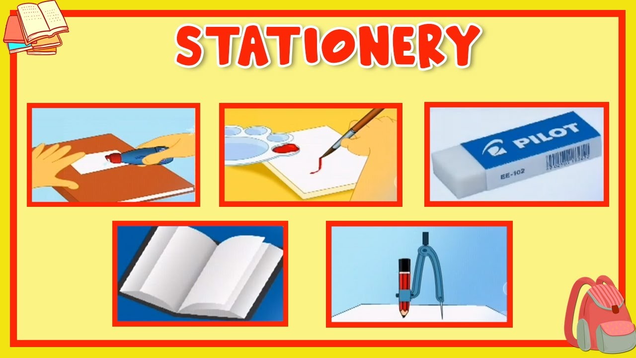 Learn About Stationery - Preschool Learning For Kids - Educational ...