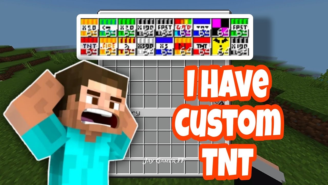 Minecraft But I Have Custom TNT 😱 || #minecraft #funny #custom #tnt ...