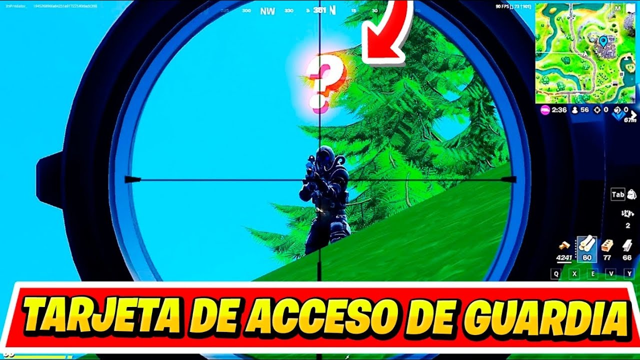 CONSIGUE UNA TARJETA DE ACCESO DE UN GUARDIA DE LA OI FORTNITE o RECOGE ...