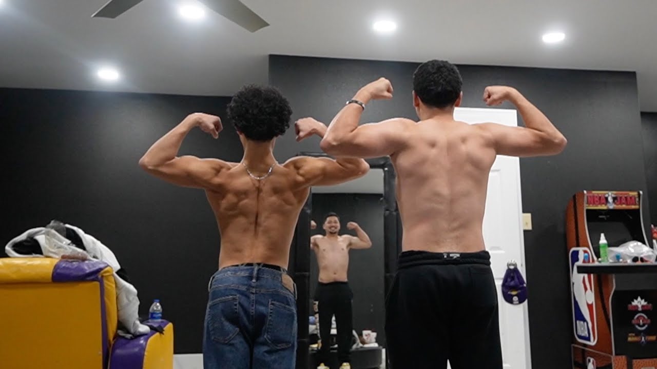 My girl said My Lil Bros muscles were SEXIER... - YouTube