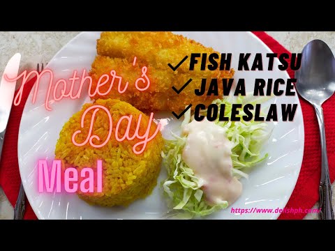 MOTHER'S DAY MEAL SPECIAL (Fish Katsu, Java Rice and Coleslaw)