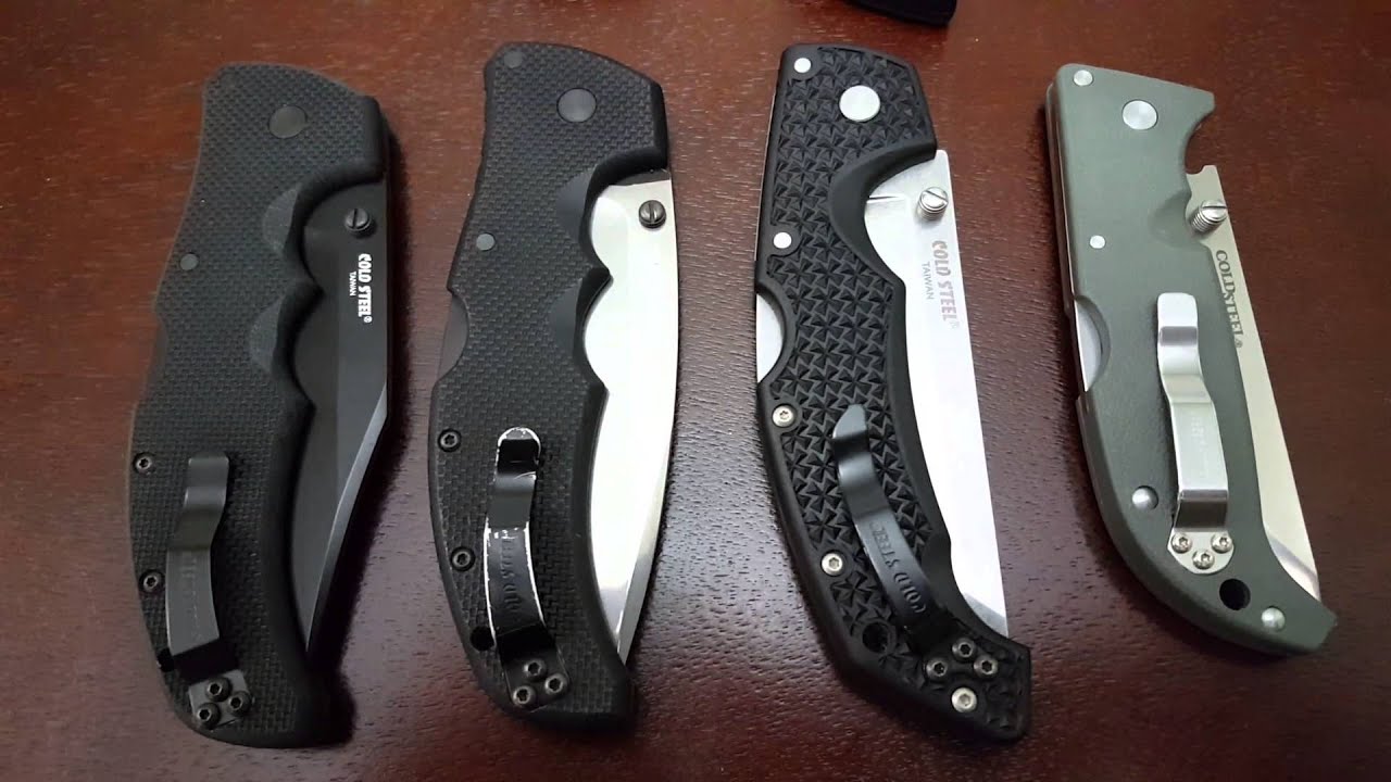 Cold Steel Folder Collection 2015-Short Version - YouTube