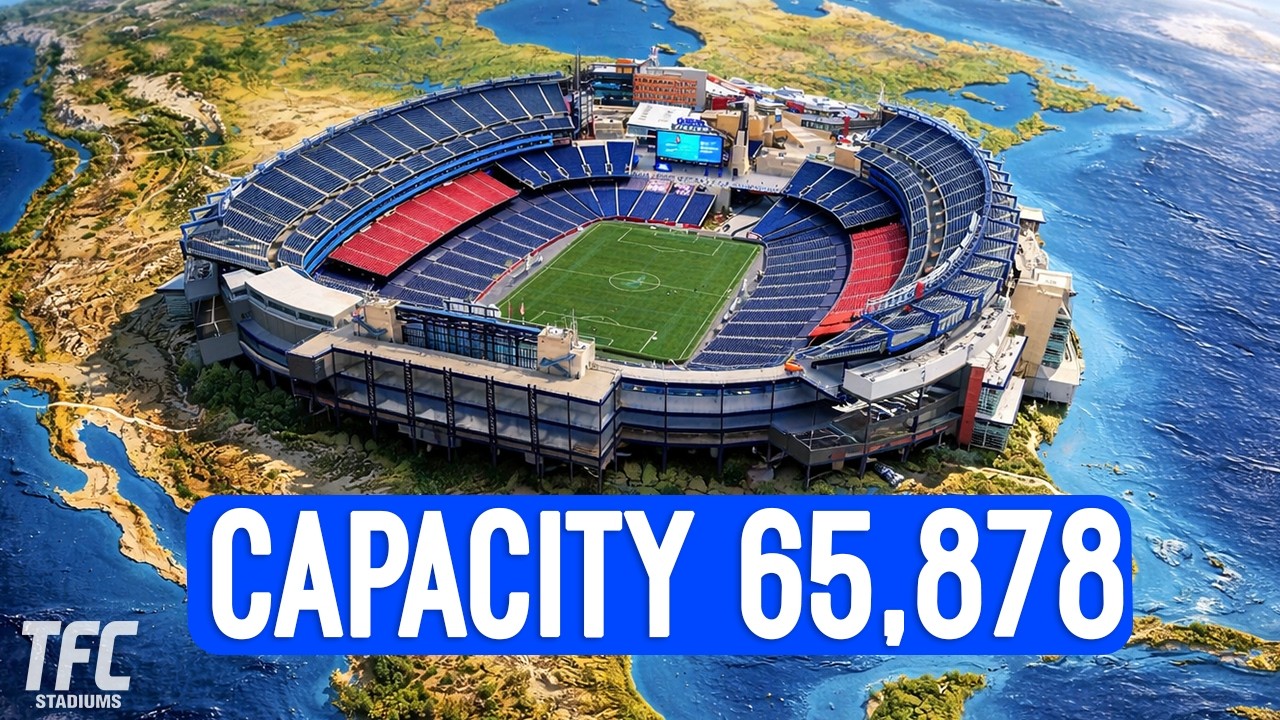 Inside Gillette Stadium aka "Boston Stadium" - 2026 FIFA World Cup ...
