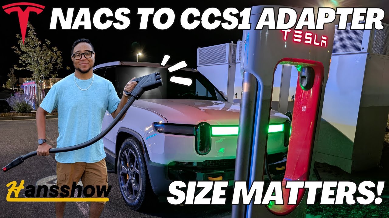 Hansshow 5 Foot Tesla NACS to CCS1 Adapter — Supercharger Reach Fix Or ...