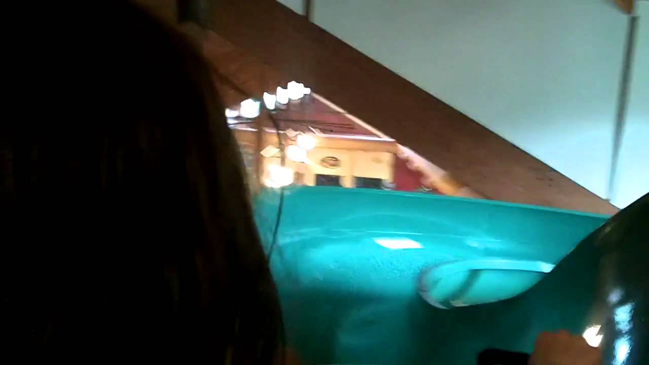 Wilderness Water Park Klondike Kavern Tube Slide - YouTube