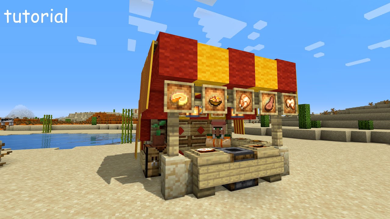 Small Shops Build Ideas | Minecraft Tutorial - YouTube