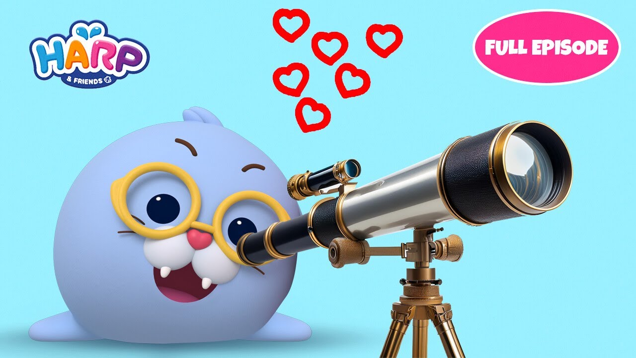 Harp & Friends EP. 2 Lost Telescope | Cartoon for Kids - YouTube