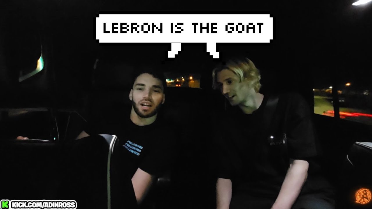 xQc & Adin talk about LeBron being The GOAT - YouTube