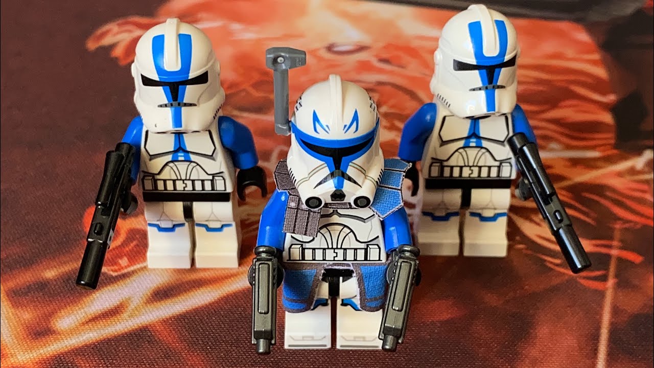Lego Star Wars Custom Captain Rex Phase 2! (Обзор На Русском) [Clone ...
