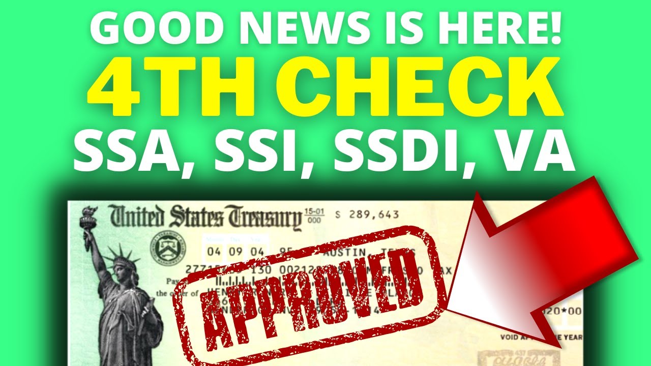 NEW CHECKS JUST PASSED!! Fourth Stimulus Package Update & Stimulus ...
