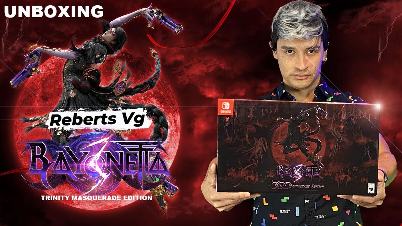 Bayonetta 3 Trinity Masquerade Edition Unboxing Nintendo Switch Reberts ...