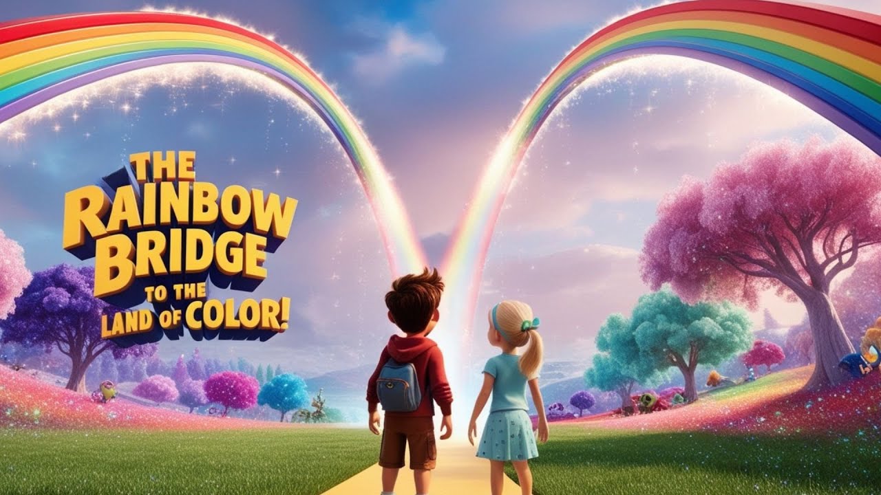 The Rainbow Bridge Adventure to the Land of Color - Animated Story for ...