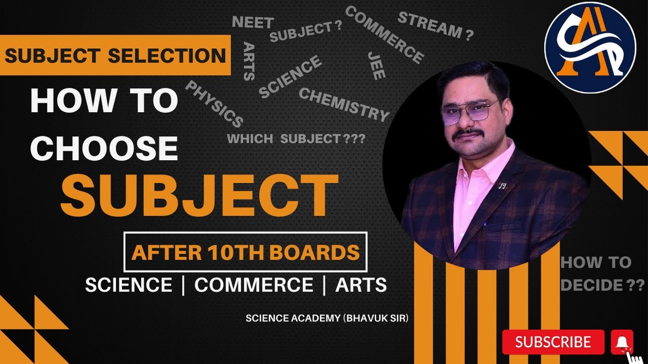 How to choose subject after 10th boards | Subject Selection For ...