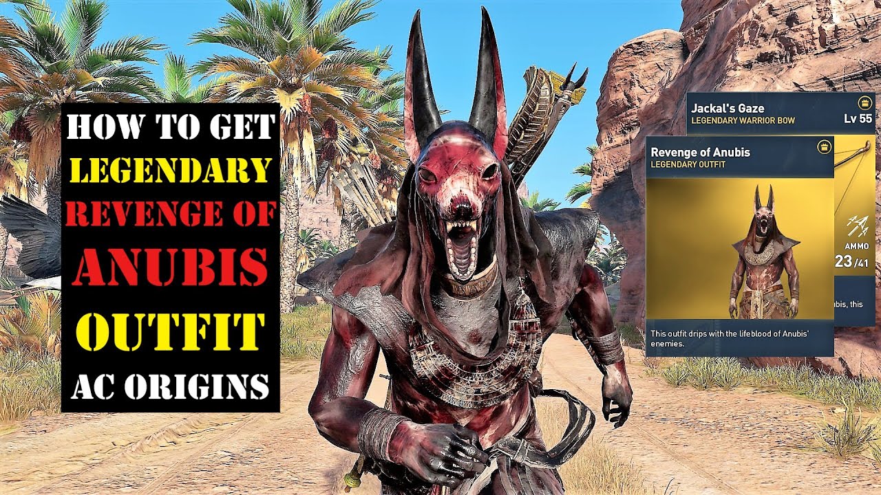 How To Get Legendary Revenge of Anubis Outfit & Legendary Jackal's Gaze ...