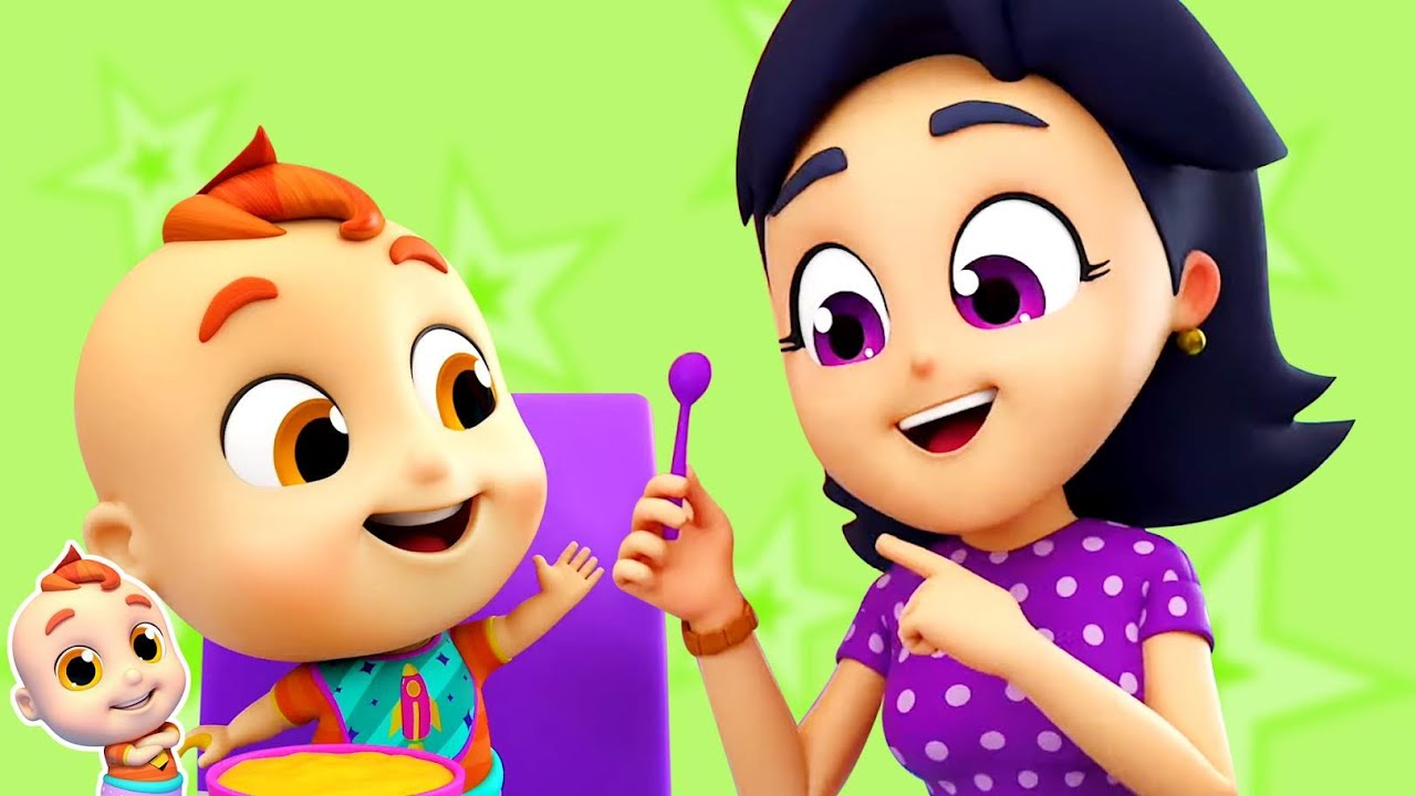 Chew Your Food Song, Preschool Rhymes And Kids Songs by Super Supremes ...