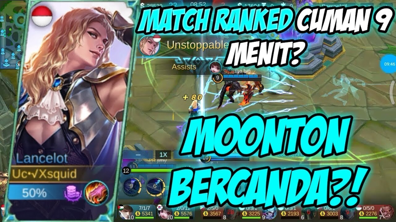 RANKED 9 MENIT?! MOONTON G BERCANDA KAN? - GAMEPLAY - | DREAM ART - YouTube