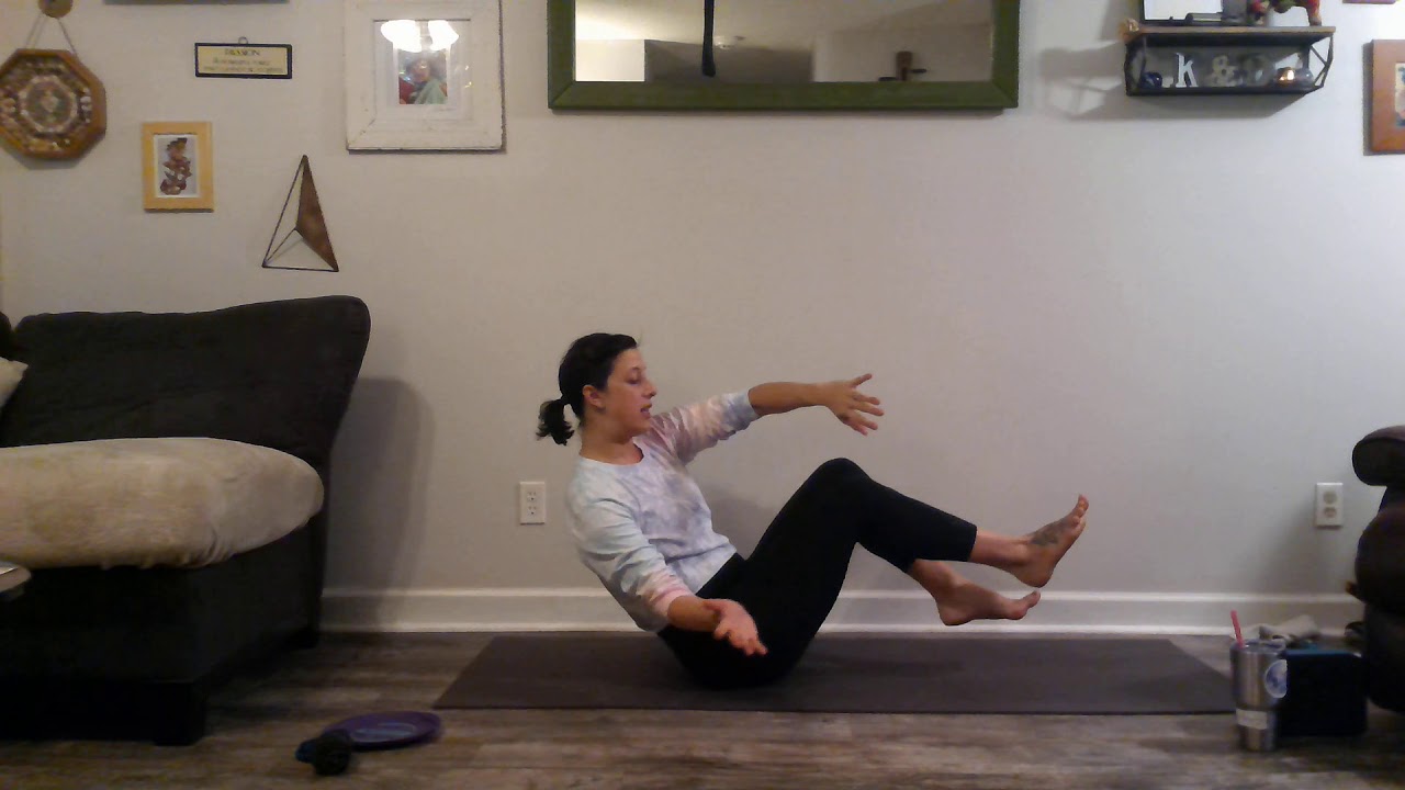 Grip/Core Strengthening Flow + Deep Stretch - YouTube