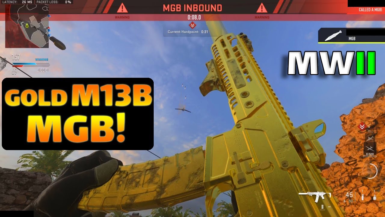 Modern Warfare II GOLD M13B MGB "NUKE" (SBMM reverse boosted) PS5 ...