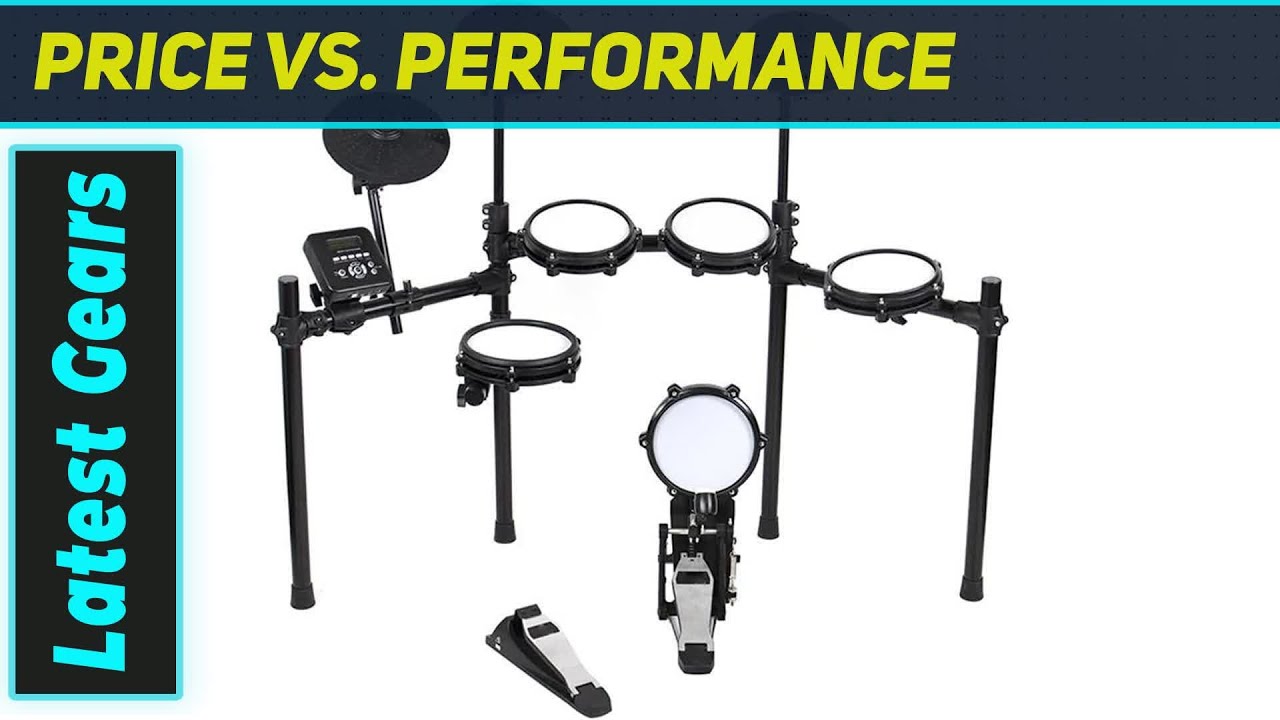 Best Portable Foldable LED Electronic Drum Set for Students & Adults ...