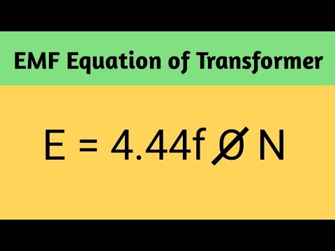 EMF Equation of Transformer | Output Equation of Transformer ...