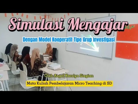 Simulasi Mengajar Pembelajaran Micro Teaching di SD - YouTube