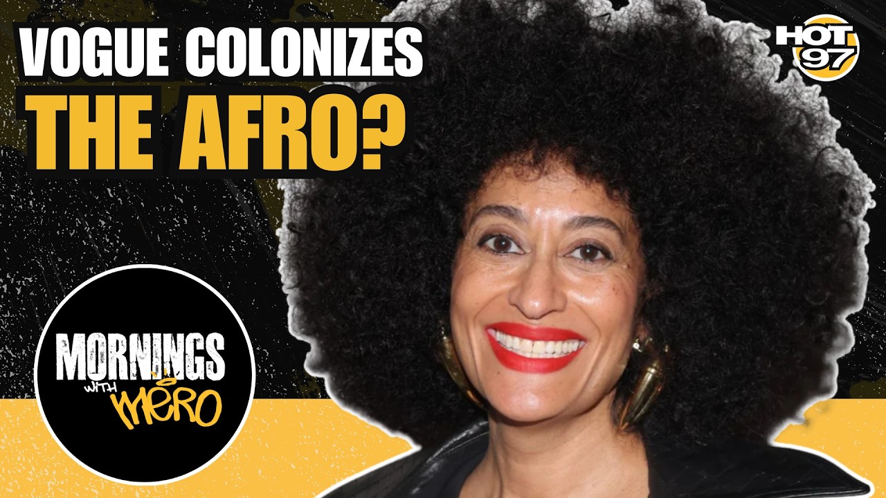 Vogue Called Tracy Ellis Ross's Afro a 'Cloud Bob' - YouTube